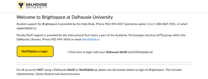 Your guide to Dal's online platforms | Dal Student Life | Dalhousie ...